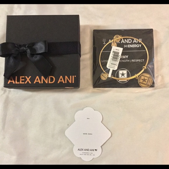 Alex and Ani | Jewelry | Nwt Box Us Military Alex And Ani Army Bracelet ...